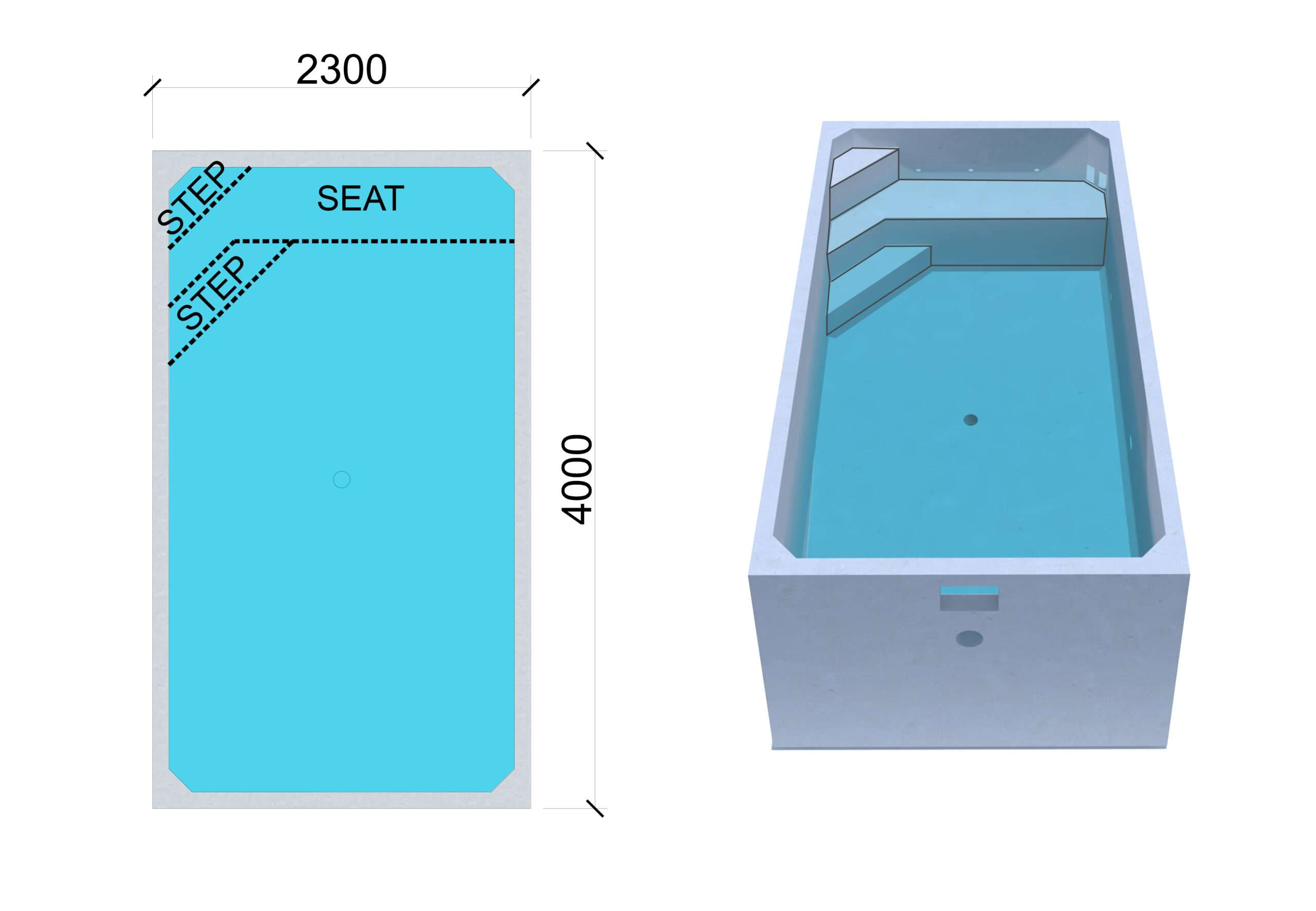 Delta | Villa Plunge Pools